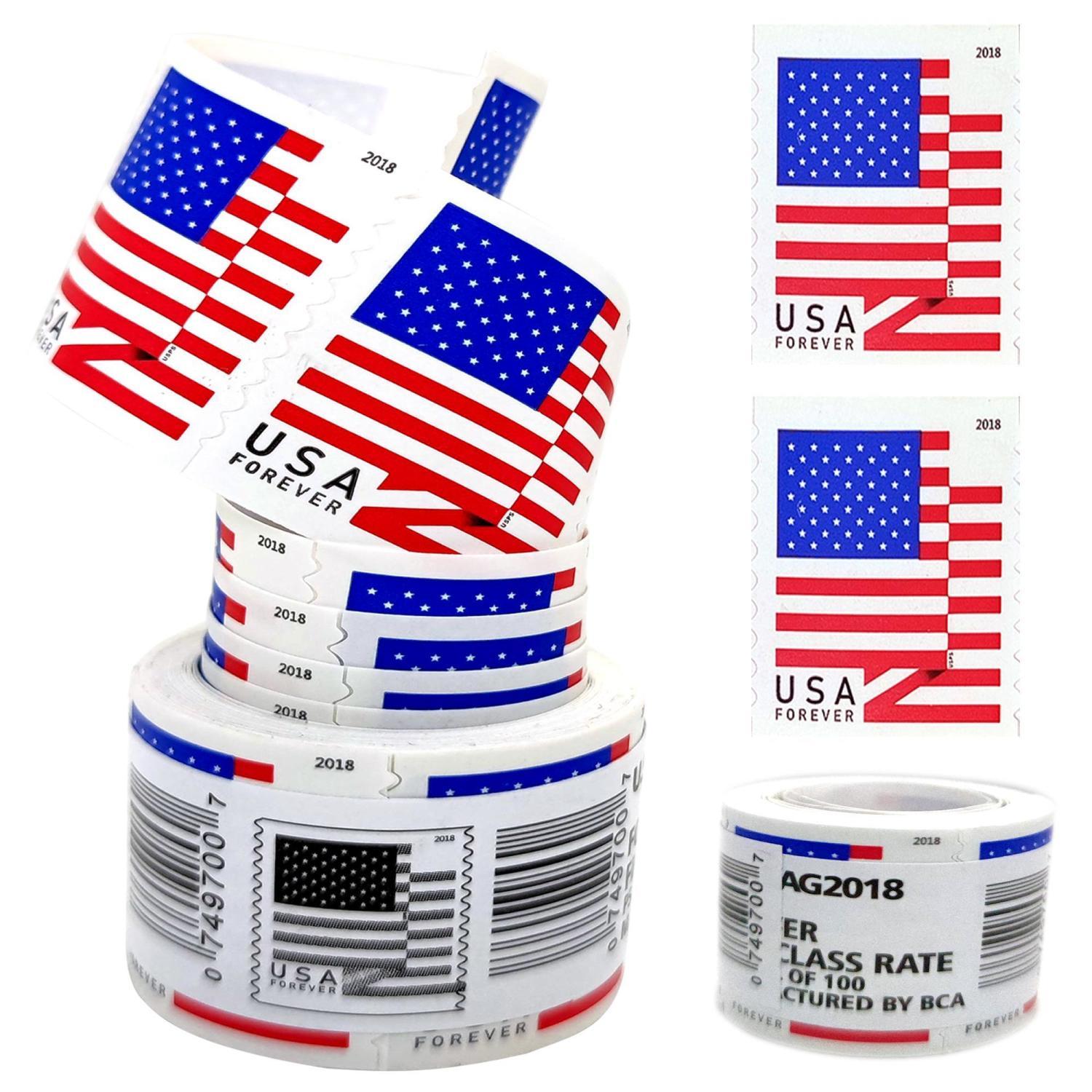 2018 Flag Forever Stamps Rolls of 100 stamps – store-stamps