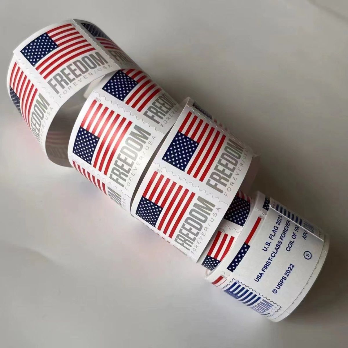 2023 US Flag Forever Stamps Coil of 100 Stamps – store-stamps