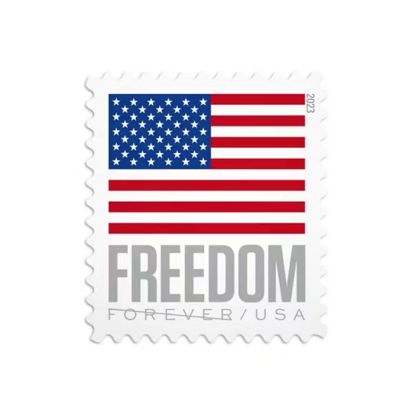 2023 US Flag Forever Stamps Coil of 100 Stamps – store-stamps